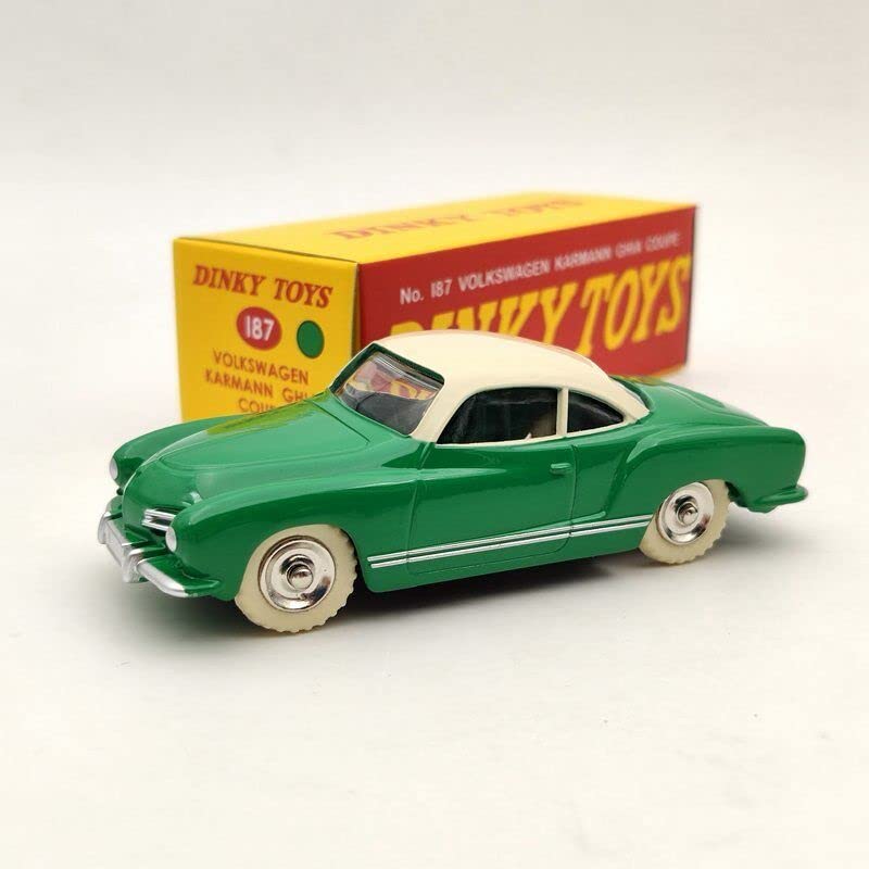 DeAgostini 1:43 Dinky Toys 187 for Volkswagen Karmann GHIA Coupe Diecast Model Toys Car Limited Collection Auto Gift