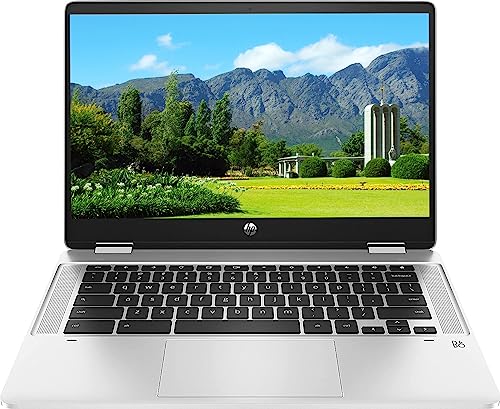 HP 2023 Convertible 2-in-1 Chromebook, 14" HD IPS Touchscreen, Intel Pentium Processor up to 3.30GHz, 8GB Ram, 128GB SSD, Super-Fast 6th Gen WiFi, Chrome OS (Renewed)