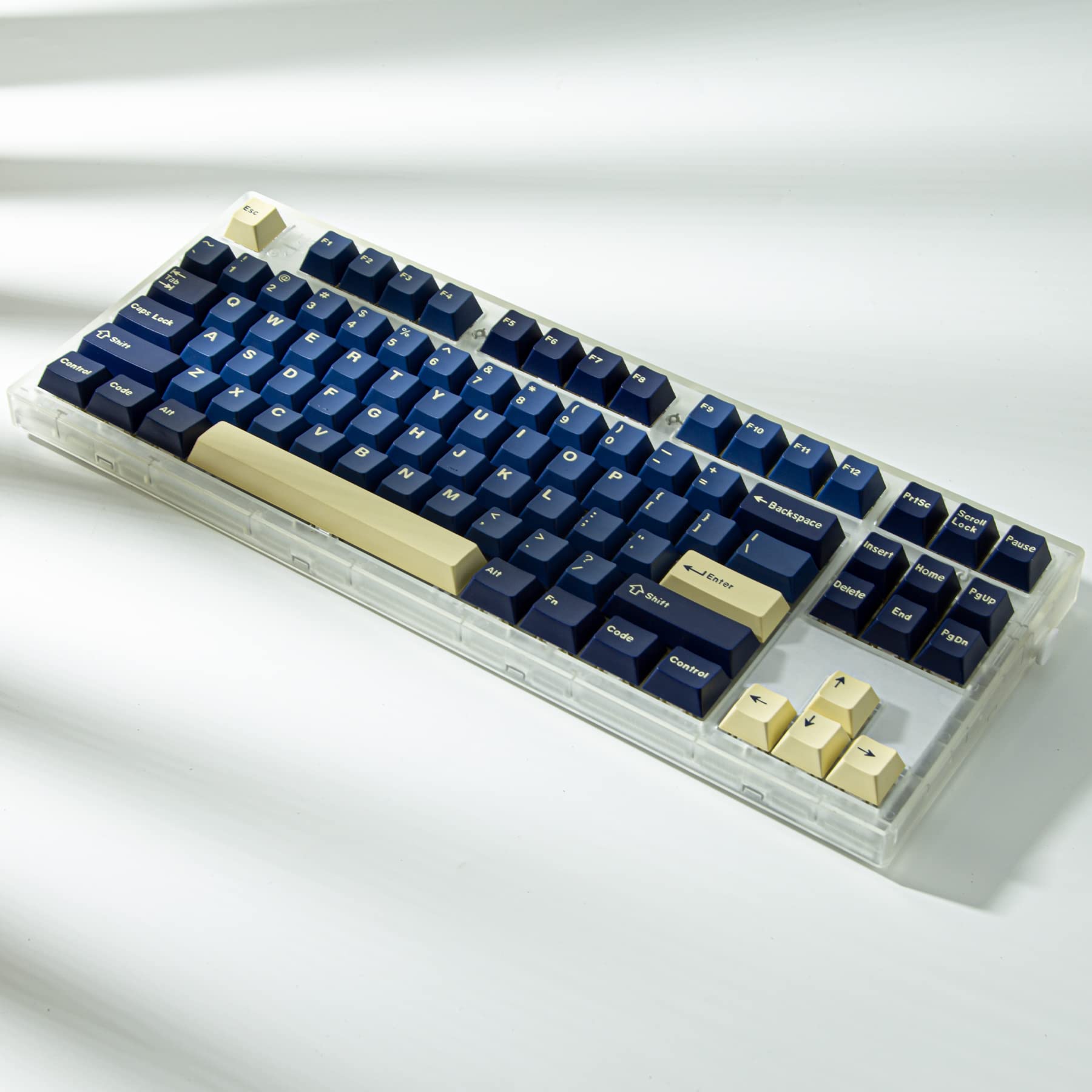 Custom ABS Cherry Profile Double Shot 196 Keys Keycaps ANSI & ISO Layout Keycaps for Mechanical Gaming Keyboard Cherry MX Kailh Box Switches (MATRIX-01)