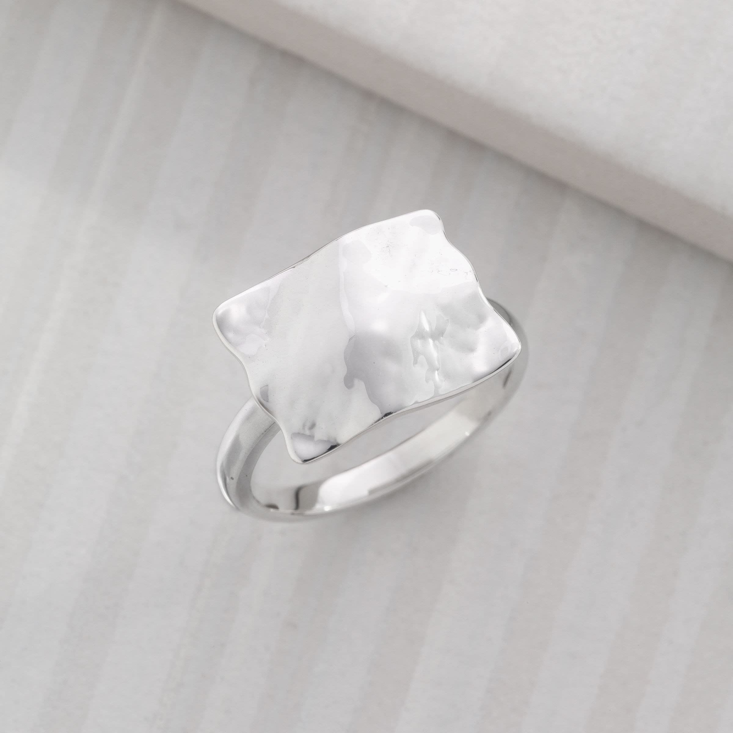 Silpada 'Square Root' Ring in Sterling Silver, Size 8, Size 8