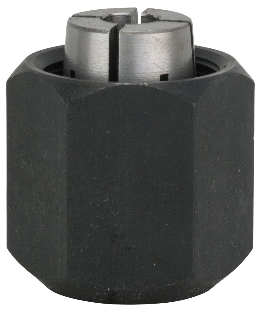 Bosch 2608570104 Routers Collet Set, 1/4", Black/Silver