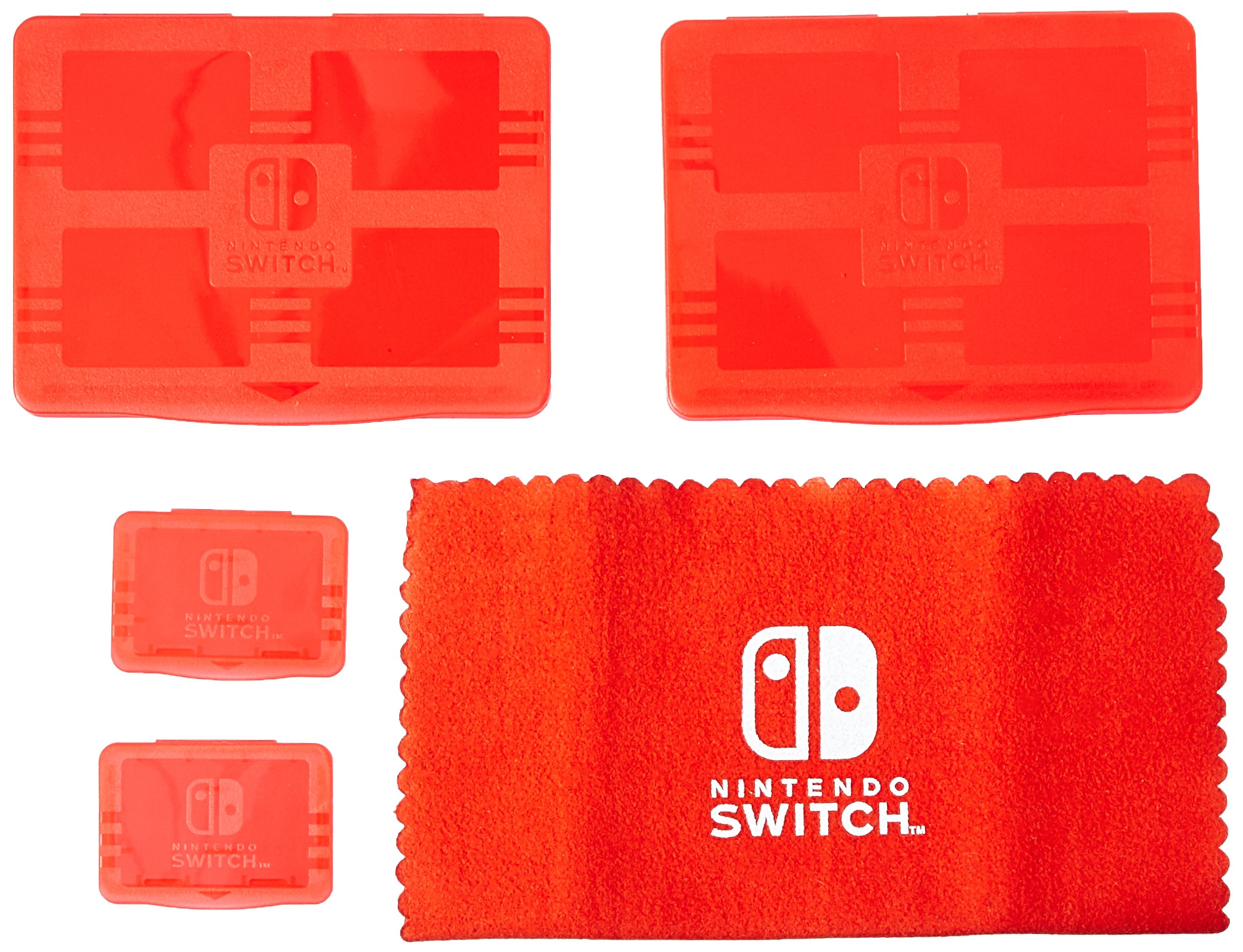Nintendo Switch Protection Pack β Screen Protector, Cleaning Cloth, Game Card Cases, Micro SD Cases