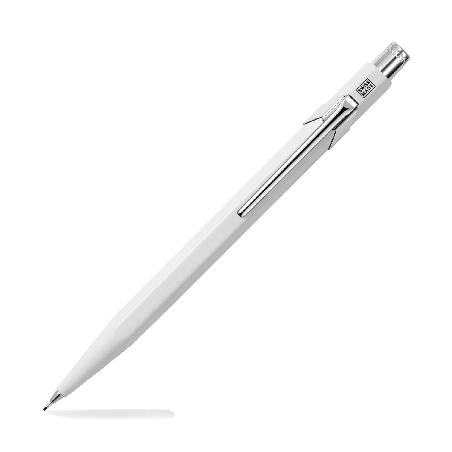 Caran D'ache Infinite Mechanical Pencil, White Resin Body, 0.7mm