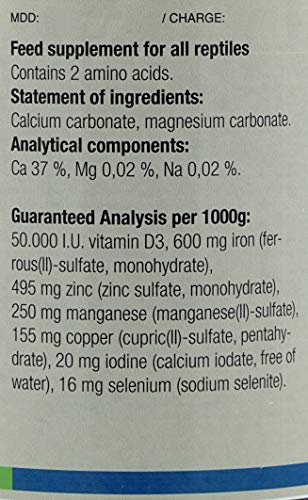 Nekton Rep-Calcium Plus D3 Reptile Supplement, 65gm