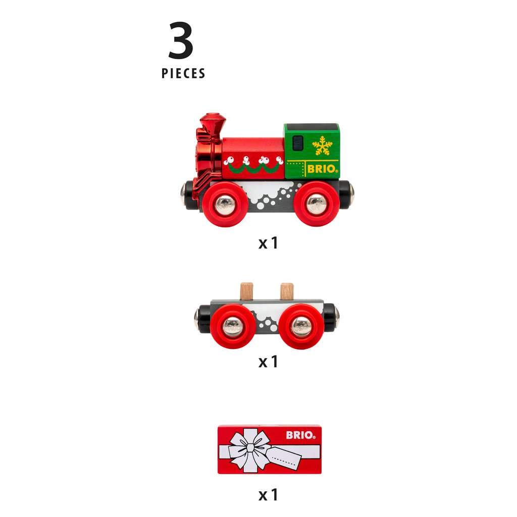 BRIO 63398700 Christmas Train, White, 22.3 x 13.3 x 4 cm