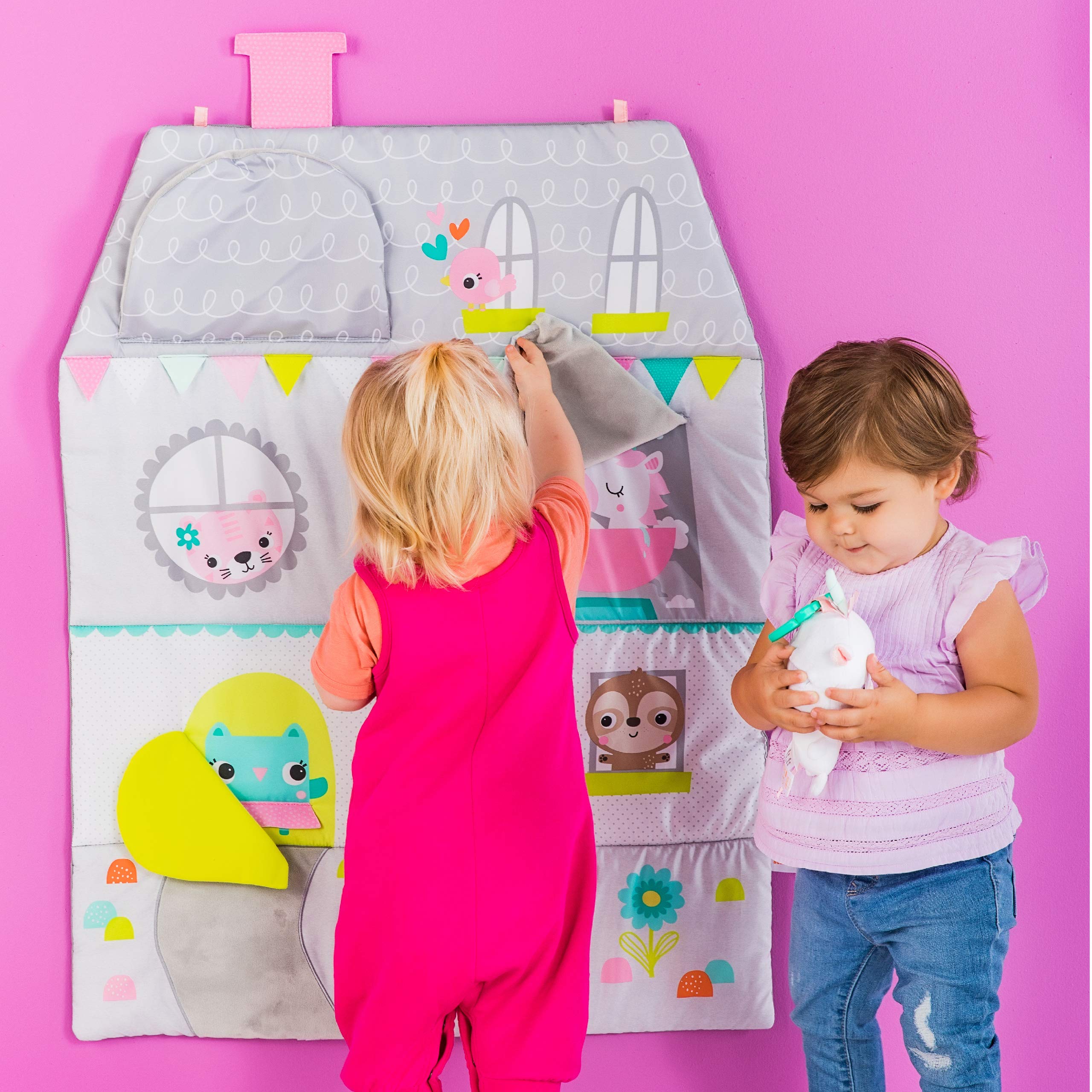 Bright Starts Floors of Fun Activity Gym & Dollhouse, Newborn +