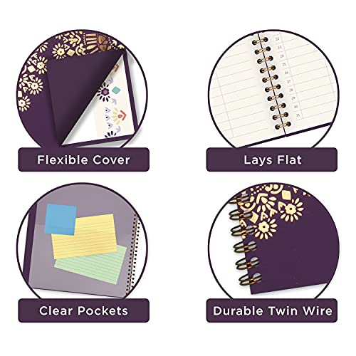 Cambridge 2022 Weekly & Monthly Appointment Book & Planner by Cambridge, 8-1/2" x 11", Large, Sundance, Purple (5051-905)