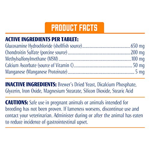 Pro-Sense Advanced Strength for Dogs Glucosamine Chew Tablets 120 ct