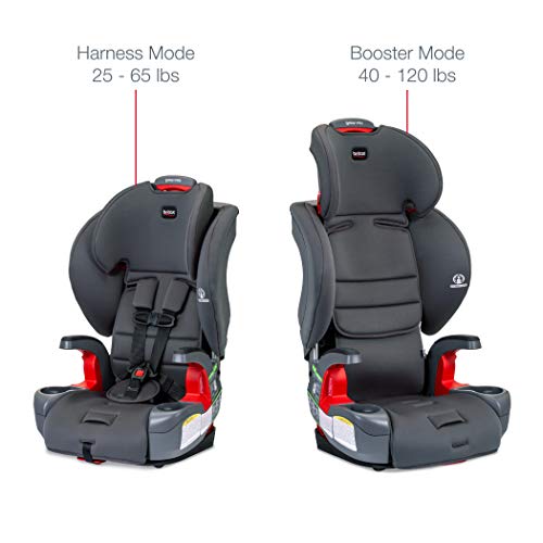 Britax Grow with You Harness-2-Booster Car Seat, Pebble