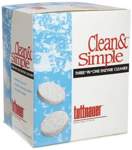 Heidolph 23212030 Tuttnauer Clean and Simple Ultrasonic Cleansing Tablets, For Ultrasonic Baths (Box of 144)
