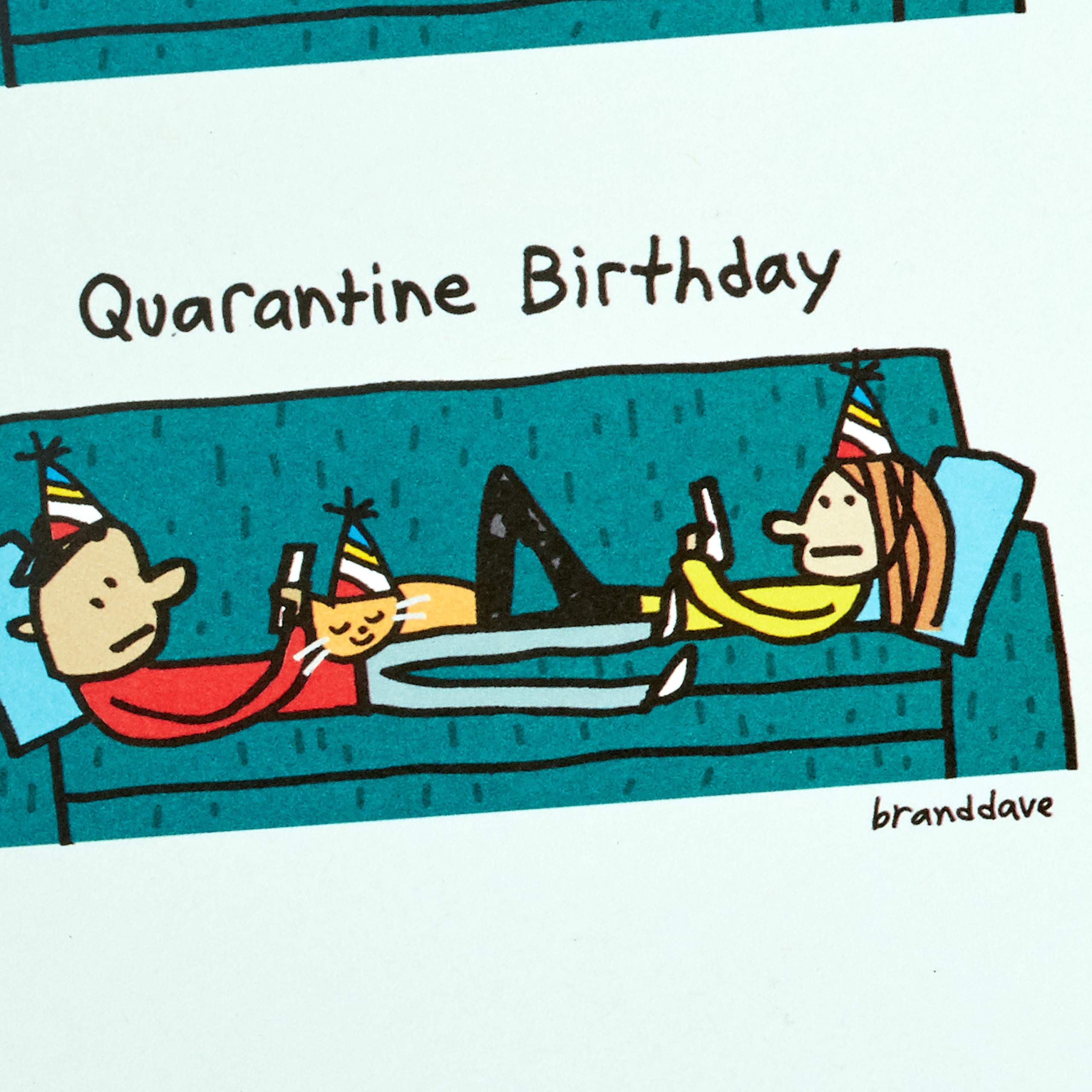 Hallmark Shoebox Funny Birthday Card (Quarantine Birthday) (349RZF1065)
