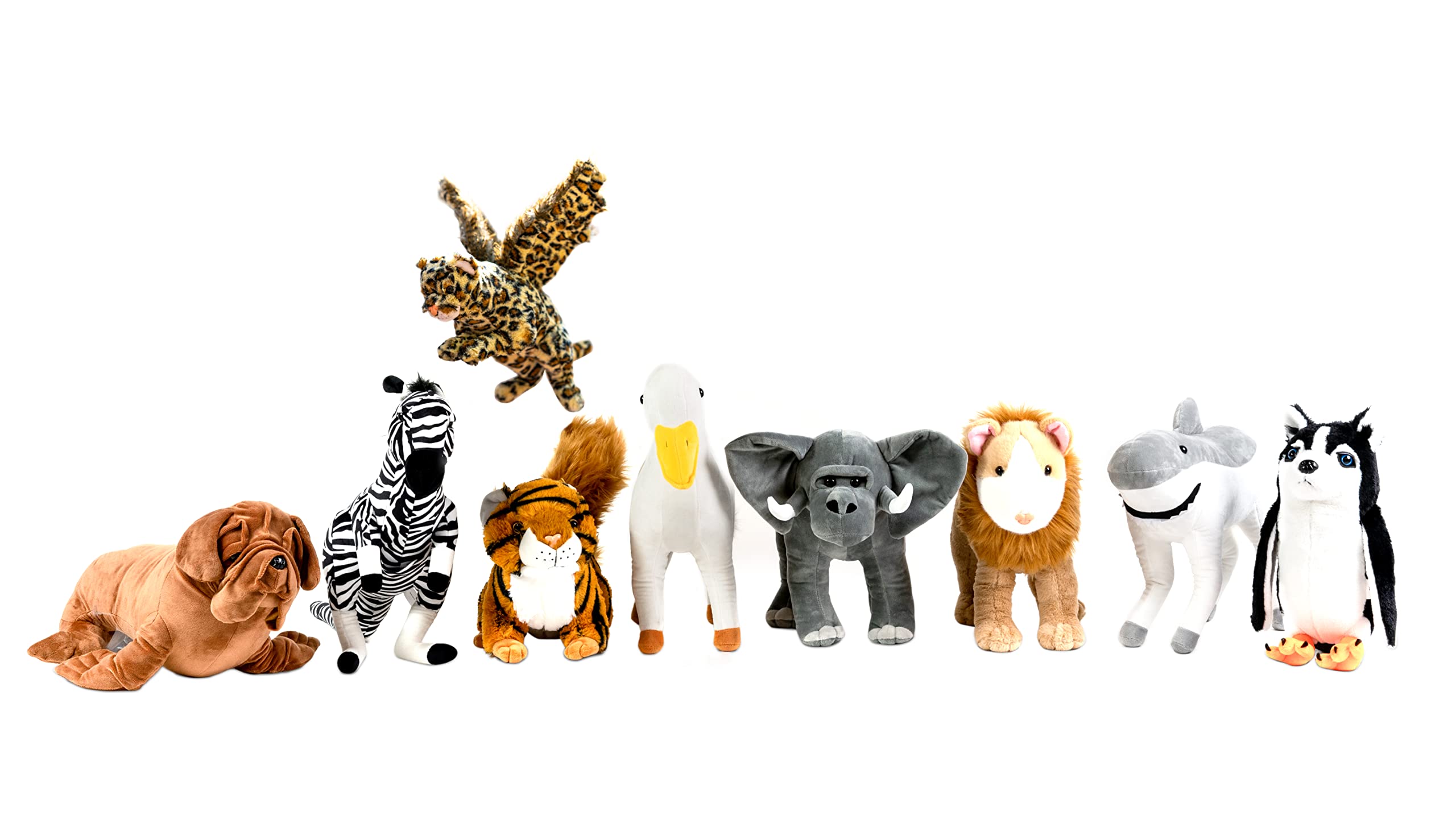 Randimals Leopard Plush Stuffed Toy Eagle Wings 15β, Soft & Huggable, Premium Quality Hybrid Animal Friend Encourages Adventure & Imagination