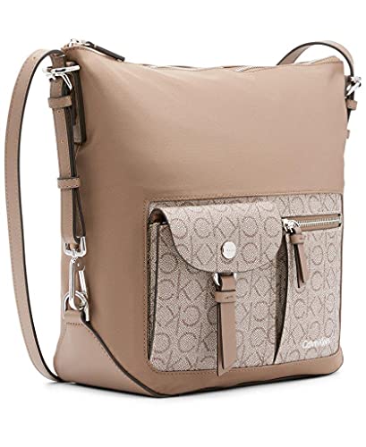 Calvin Klein Rossa Novelty Backpack, Taupe/Almond Taupe