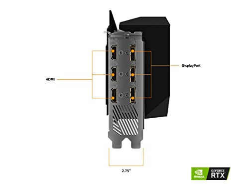 GIGABYTE AORUS GeForce RTX 3080 Master 12G Graphics Card, MAX-Covered Cooling, 12GB 384-bit GDDR6X, GV-N3080AORUS M-12GD Video Card