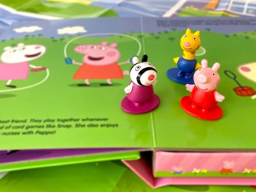 Peppa Pig My Busy Books - Storybook, 10 figurines, playmat