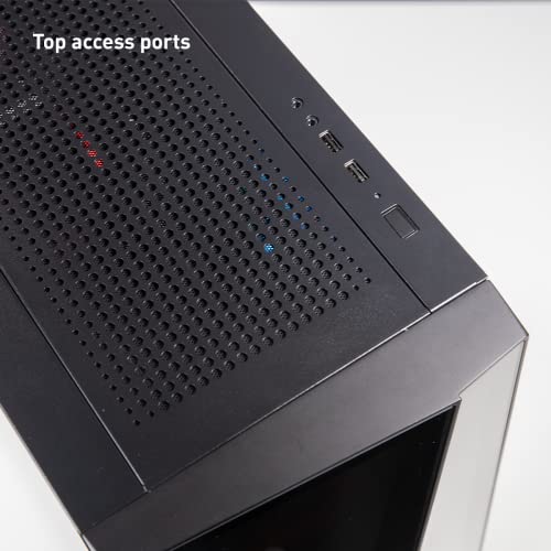 iBUYPOWER Pro Gaming PC Computer Desktop SlateMR 281a (AMD Ryzen 5 5600G 3.9 GHz, Nvidia Geforce RTX 3060 12GB, 16GB DDR4, 500GB NVME SSD, WiFi Ready, VR Ready, Windows 11 Home)