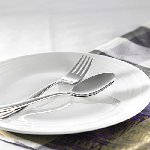 SANTUO Stainless Steel Teaspoon Set,12 Piece 6.7" Spoons Silverware,Dessert Spoons,Mirror Finish & Dishwasher Safe