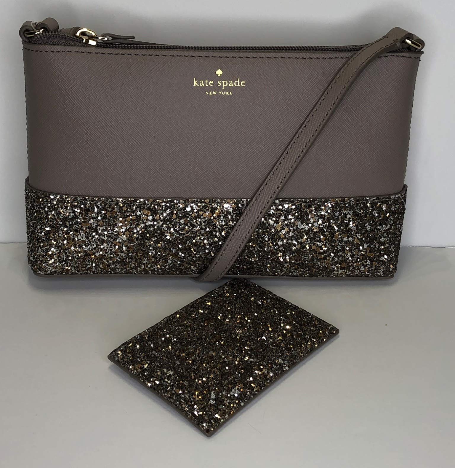 Kate Spade New York Greta Court Ramey WKRU5693 bundled with matching Graham Card Case Wallet WLRU5200 (City Scape)