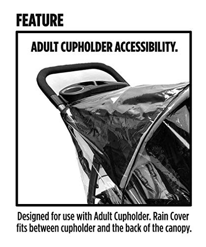 Sashas Rain and Wind Cover For the Graco ‘FastAction Fold Click Connect’ Jogger Stroller