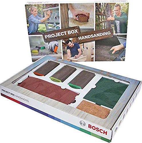 Bosch 15-Piece Project Box Set (for Wood, Paint and Metal, Accessories for Sanding Projects)