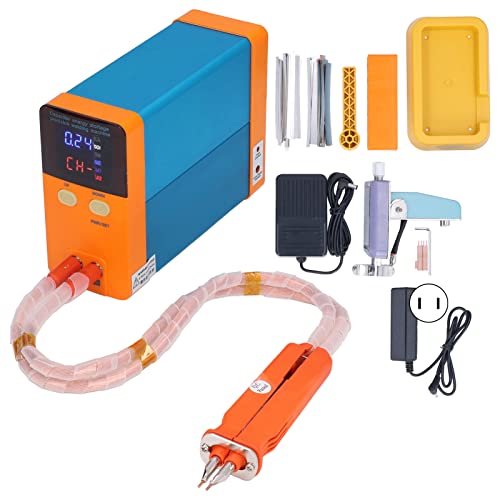 Capacitor Energy Storage Welding Machine, Pulses Spot Welder Large Capacity for Ni MH Batteries(US Plug)