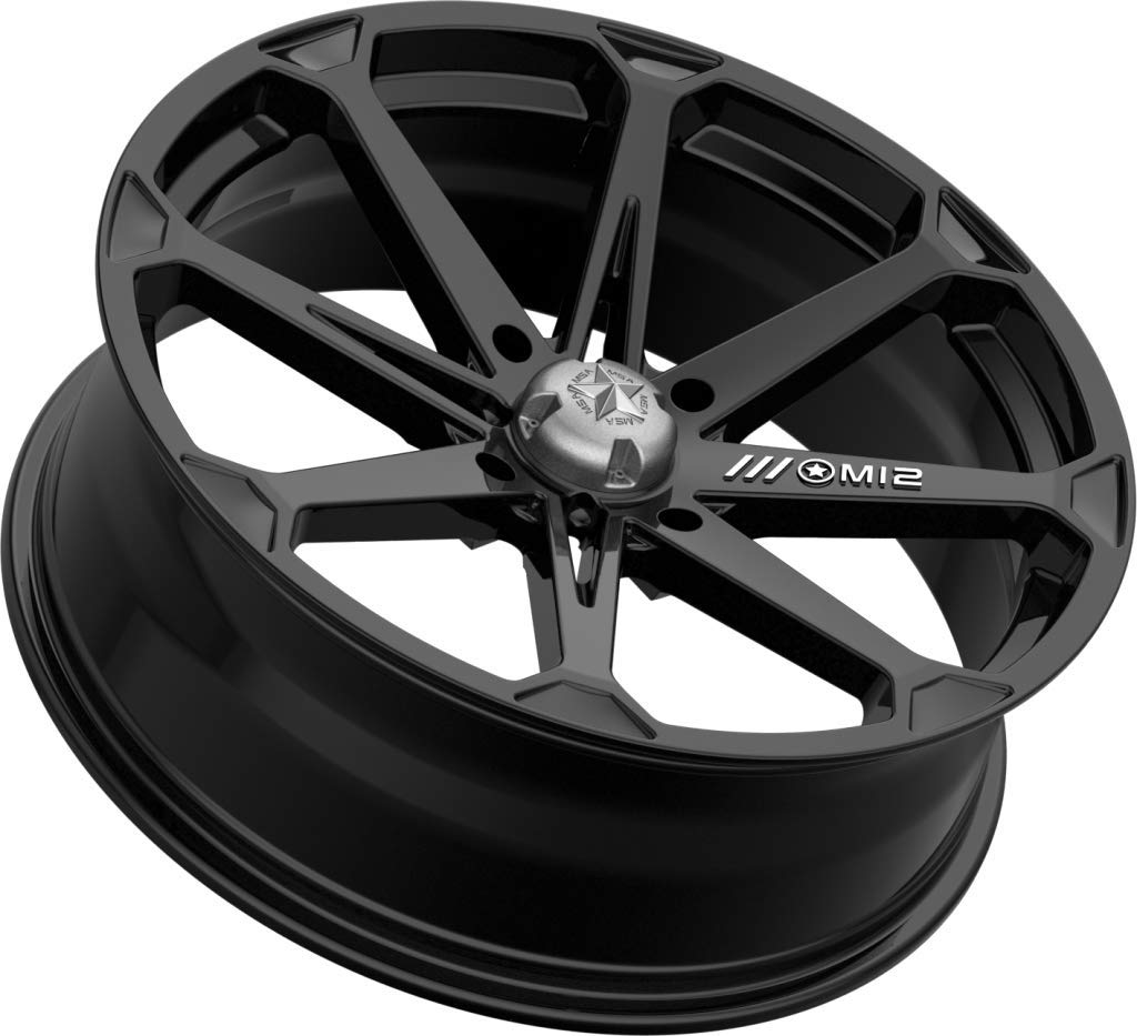 MSA Offroad Wheels MA12 22X7 4X156 G-BLK 10MM - M12-02756