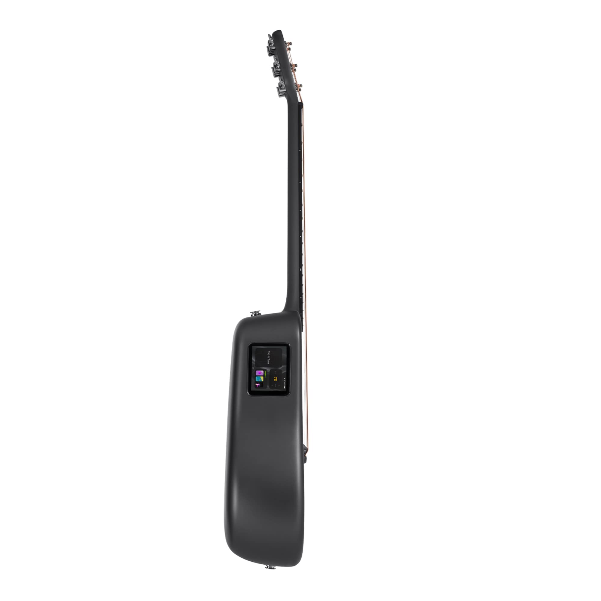 LAVA ME 3 38" Carbon Fiber Lightweight Guitar for Right Hand with Effects Acoustic Guitar Soft | Support Wi-Fi Bluetooth | with Space Bag, Bundle with HogoR Guitar Pick