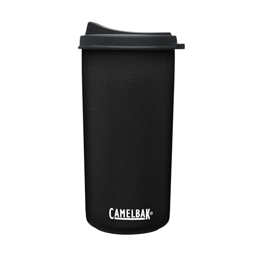 CamelBak MultiBev Water Bottle & Travel Cup – Vacuum Insulated Stainless Steel – Black – 22oz bottle & 16oz cup
