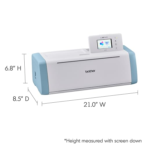Brother ScanNCut SDX85S Electronic DIY Cutting Machine with Scanner, Make Vinyl Wall Art, Appliques, Homemade Cards and More with 251 Included Patterns