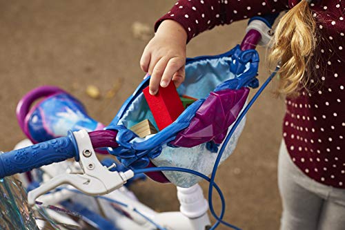 Huffy Frozen 2 Kid Bike, Training Wheels, Streamers & Basket Included, 12 inch