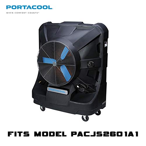 Portacool PARCVRJ26000 Replacement Protective Cover for Jetstream 260 Portable Evaporative Cooler, Black