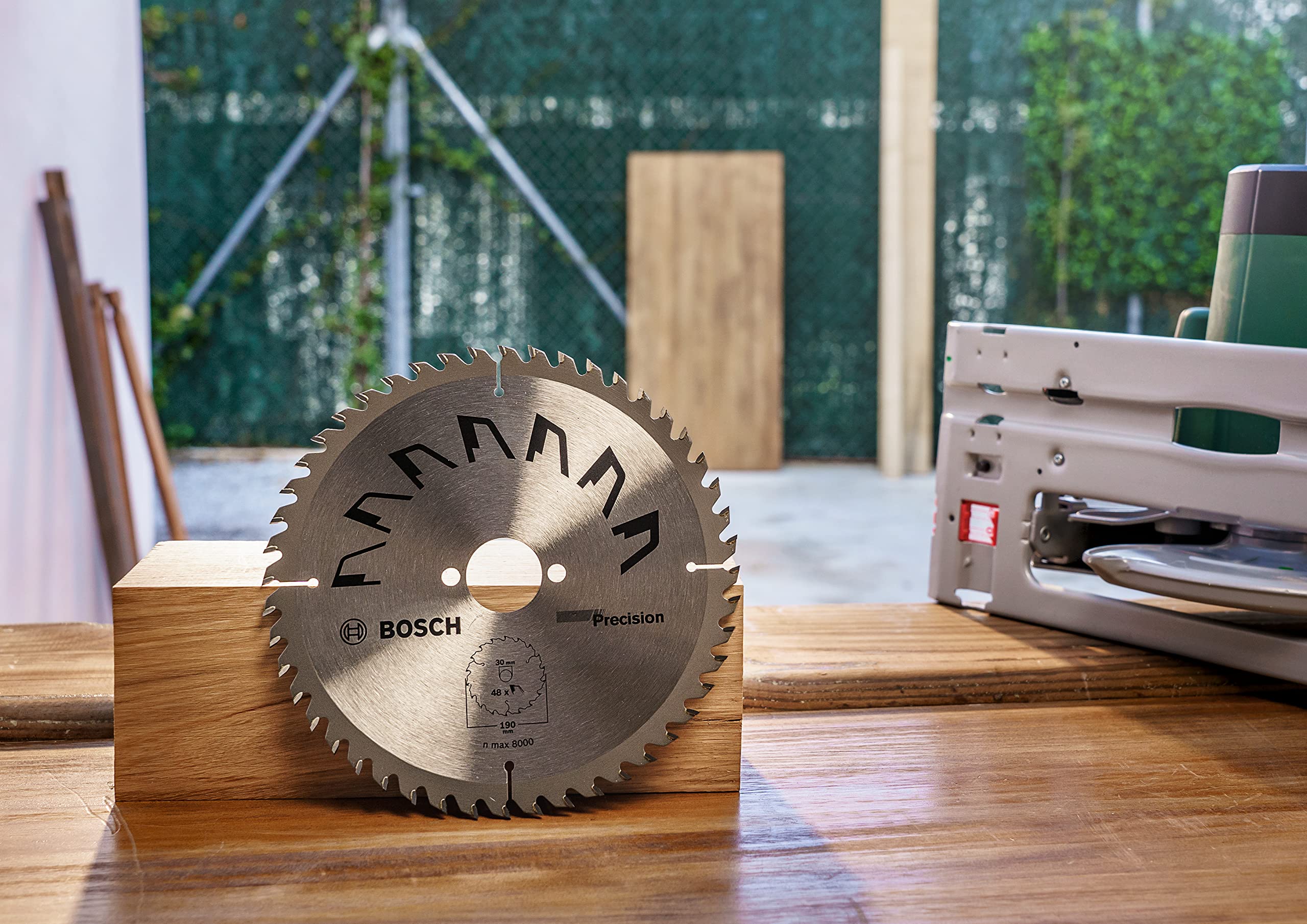 Bosch 1x Circular Saw Blade Precison (for Wood, Ø 190 x 2.5/1.5 x 30 mm, 48 Teeth, ATB, Accessories for Circular Saws)