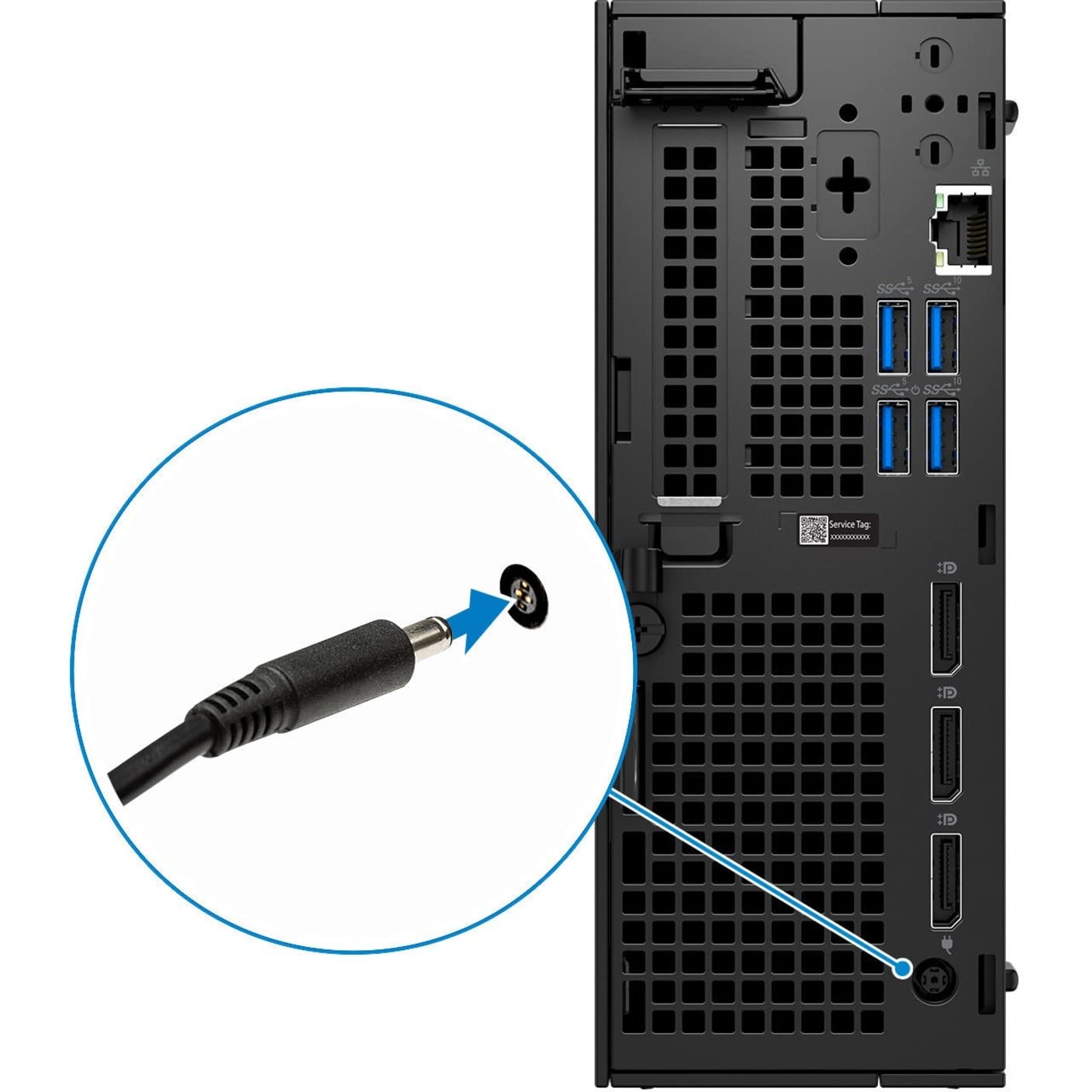 Dell Precision 3000 3260 Workstation - Intel Core i5 Hexa-core (6 Core) i5-12500 12th Gen 3 GHz - 16 GB DDR5 SDRAM RAM - 512 GB SSD - Ultra Small - Black