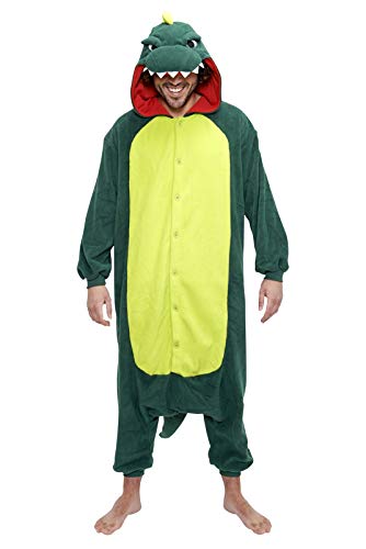 SAZAC Dinosaur Kigurumi - Onesie Jumpsuit Halloween Costume