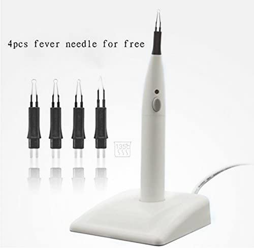 Dent~al Gutta Percha Teeth Gum Cutter Endo Gutta Percha Cutter with 4 Tips 110V