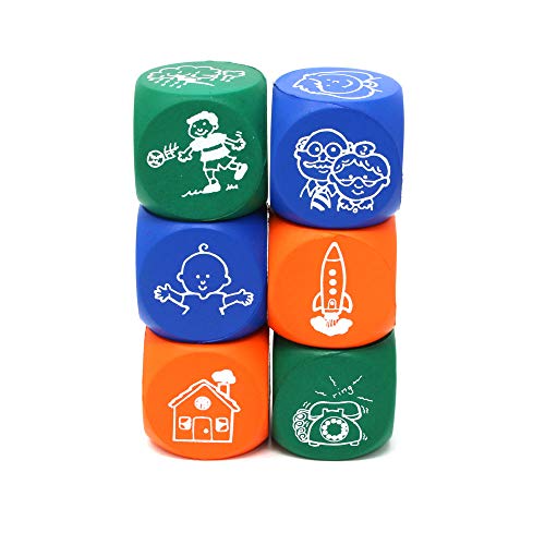 Learning Resources Foam Story Starter Picture Cubes