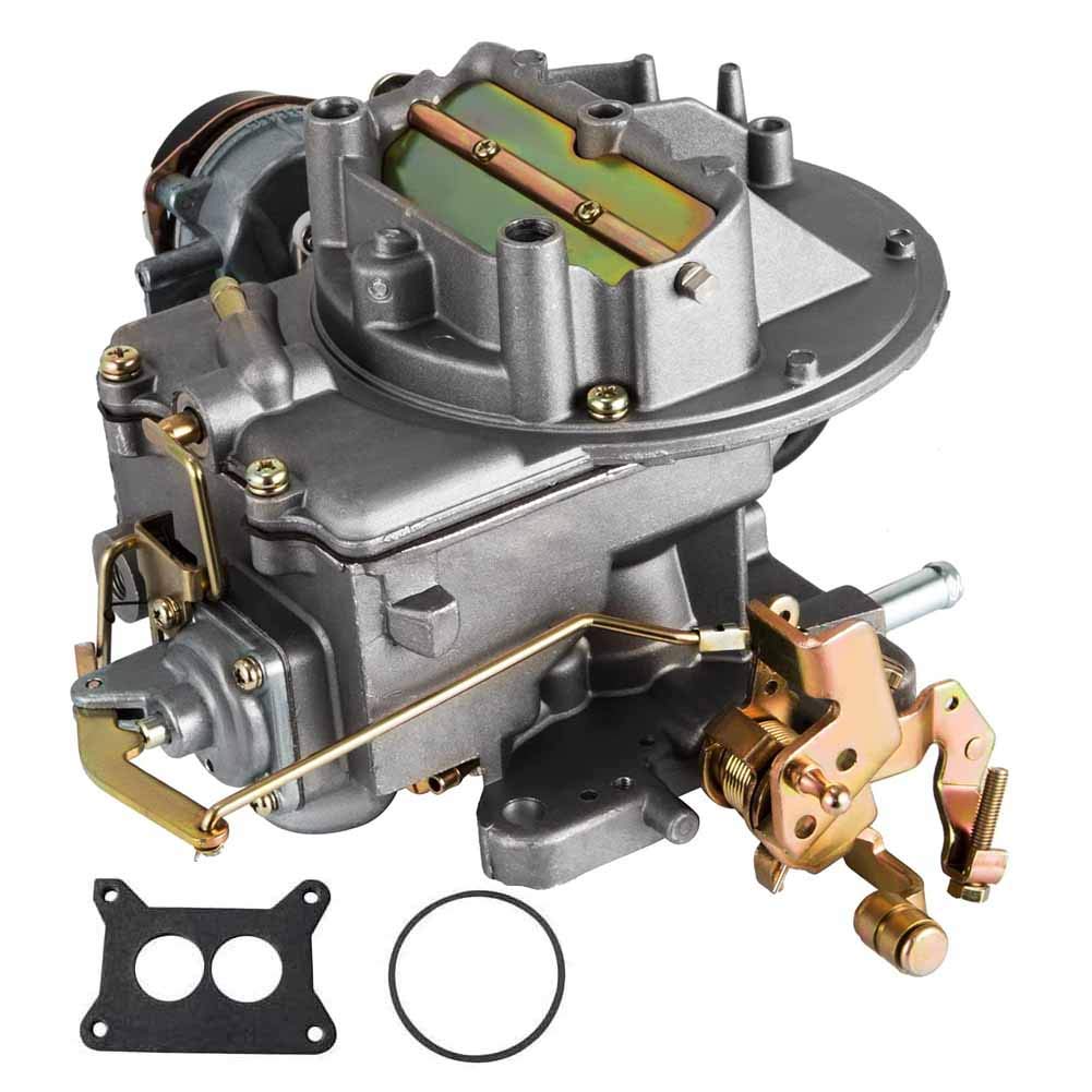 Carburetor 2100 2150 A800 2 Barrel Carburetor Compatible with Jeep Engine F100 F250 F350 360 Cu ,Compatible with Ford 289 302 351Cu With Electric Choke Mounting Gasket