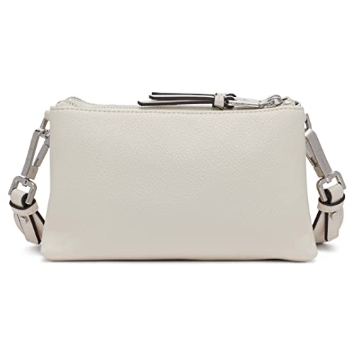 Calvin Klein Chrome Organizational 2 in 1 Top Zip Crossbody