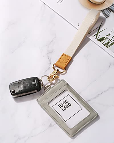 PikPok Mart Wrist Lanyard for Keys, Wristlet Key Chain Strap, Warm White Hand Wrist Keychain Holder for Women & Men
