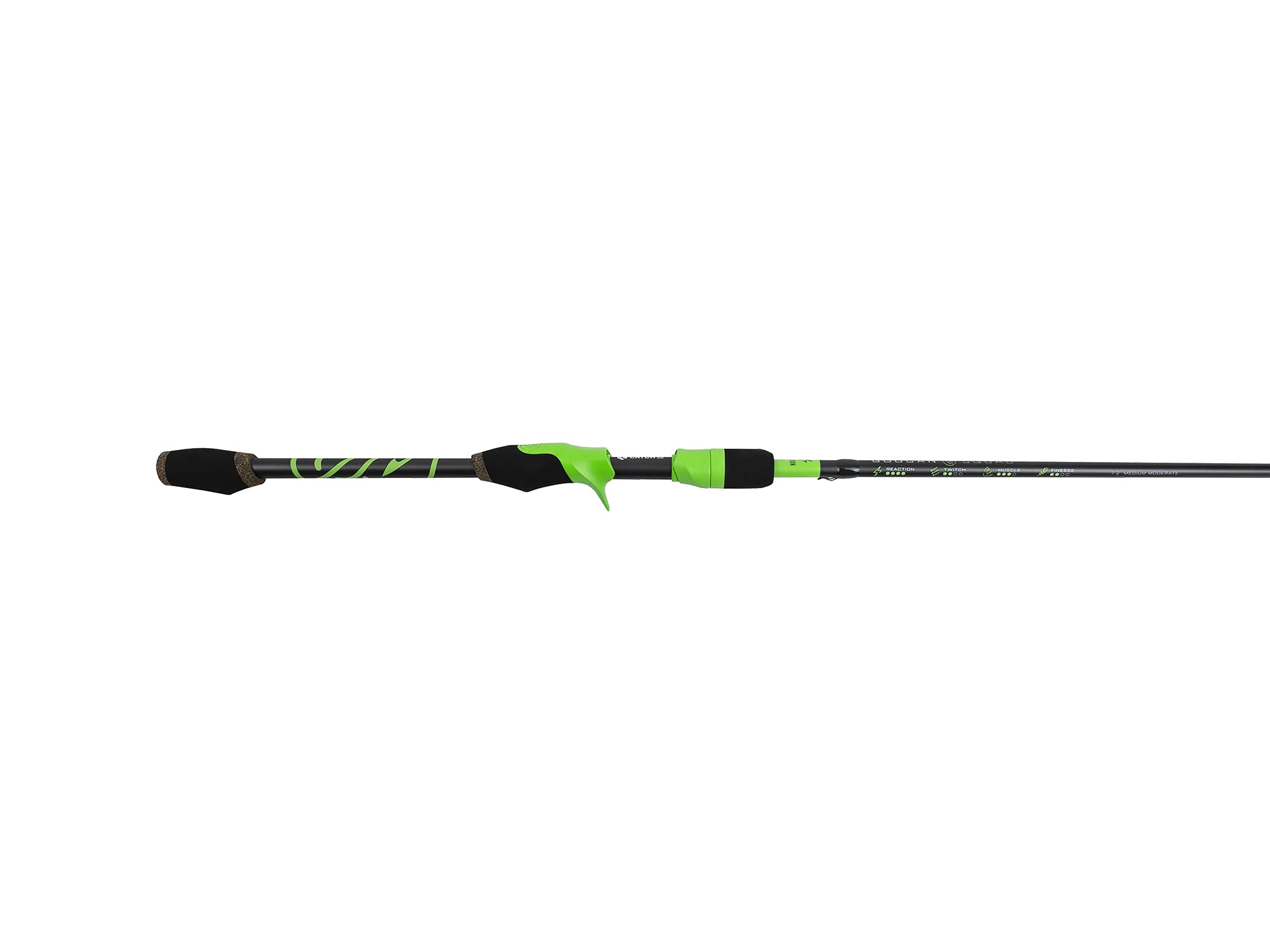Catch Co Googan Squad Green Series Reaction Casting Rod | 7' 2" | Medium Power | Moderate Action | Baitcasting Fishing Rod | 1 Piece