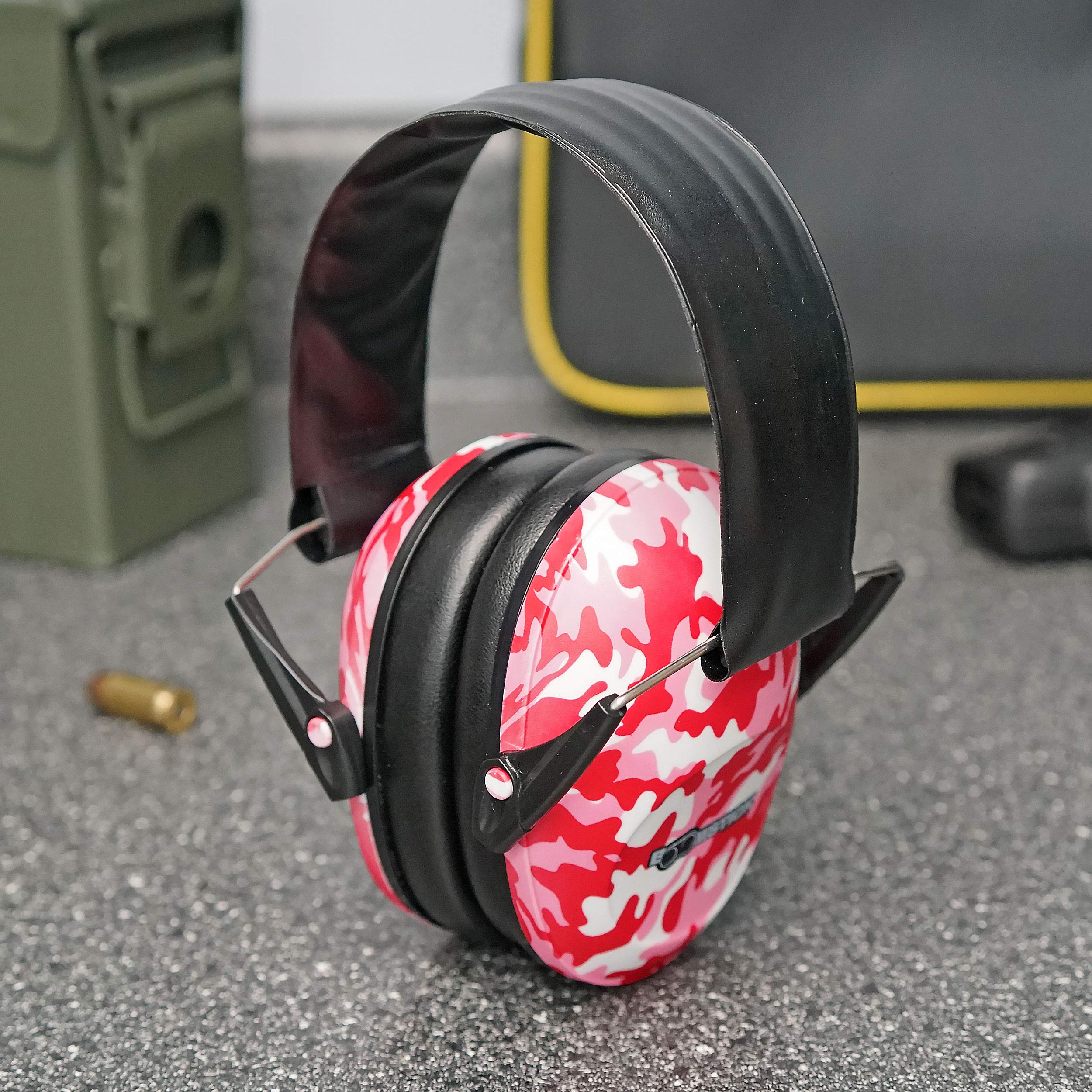 BOOMSTICK Pink Camo Ear Muff Hearing Protection