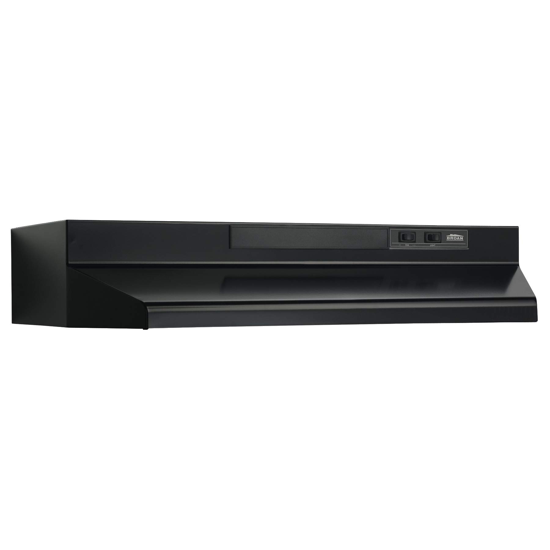 Broan-NuTone F404223 Exhaust Fan for Under Cabinet Two-Speed Four-Way Range Hood, 42-Inch, Black