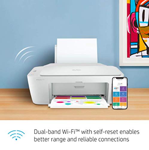HP DeskJet 2752 Wireless All-in-One Color Inkjet Printer (Renewed)