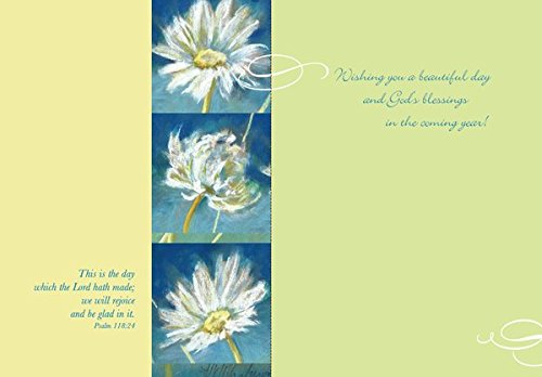 Gracefully Yours Blooming Wishes Birthday Greeting Cards featuring Nel Whatmore, 12, 4 designs/3 each with Inspirational Message