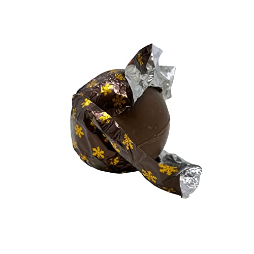 Hot Chocolate Melting Balls Assorted Flavor with Salted Caramel and Milk Mini Marshmallows Inside, Cute Candy Party Favor Pack Size, 1.6 Ounce