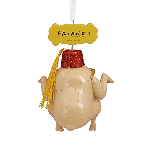 Hallmark Friends Frame Christmas Ornament, Resin & Friends Turkey in Fez and Sunglasses Christmas Ornament, Resin