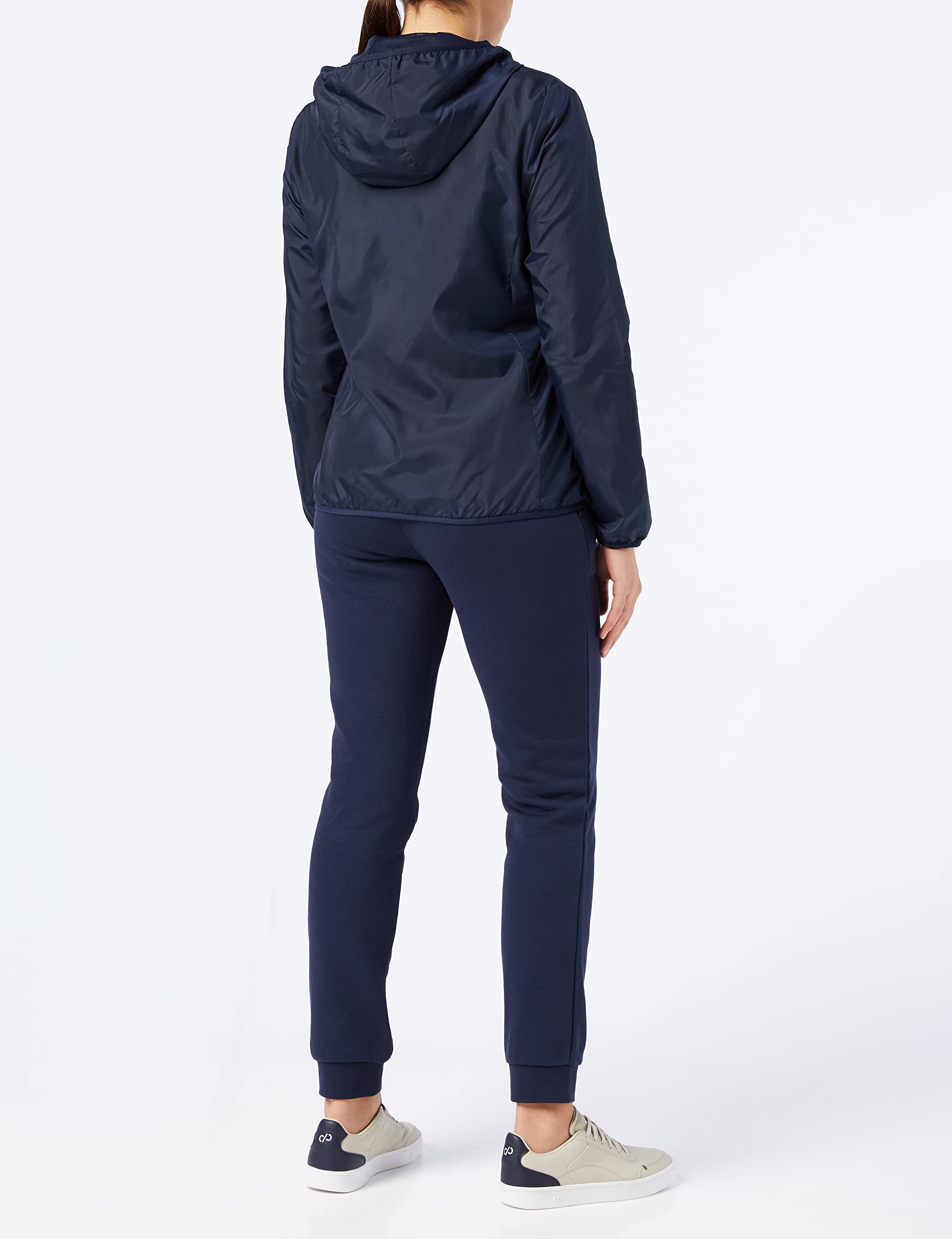 CARE OF by PUMA Women's Water Resistant Windbreaker Jacket, Blue, EU M (US 8)