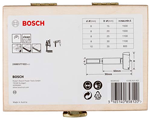 Bosch 2608577022 5 Piece drill Set toothed 15-35mm Forstner Bits