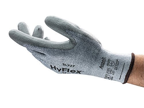HyFlex 11-727 Cut Protection Gloves - Medium Duty, Abrasion resistance, Dexterity, Size Large (pack of 12)