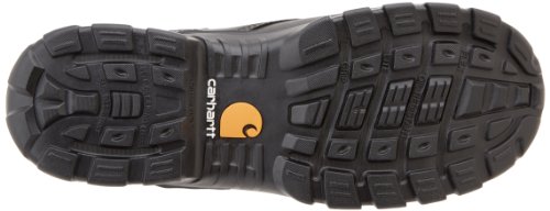 Carhartt mens Rugged Flex 6" Waterproof Comp Toe Cmf6371 Construction Boot, Black Oil Tanned, 12 Wide US